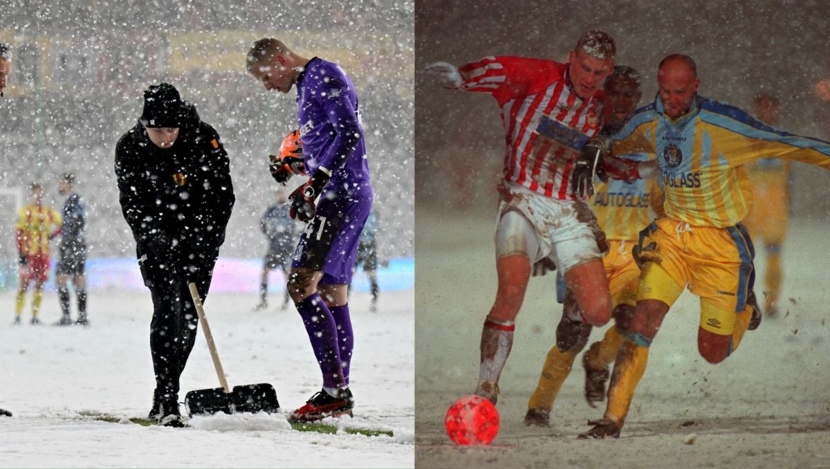 Kontrowersje w Ekstraklasie. Kiedy nie można grać w śniegu? | TVP SPORT