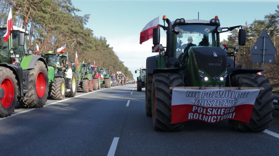 Wielki protest rolników w stolicy. Utrudnienia też pod Poznaniem