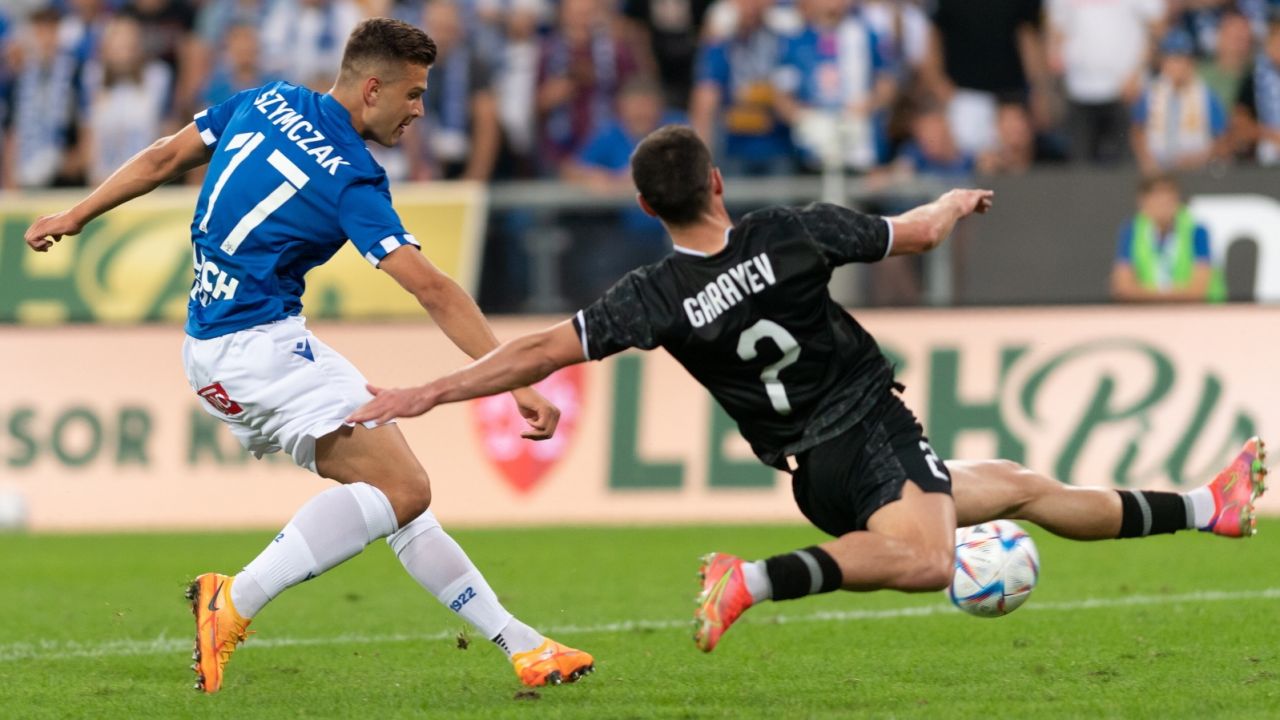 Liga Mistrzów. Michał Skóraś i Mikael Ishak po meczu Lech Poznań ... Liga Mistrzów. Michał Skóraś i Mikael Ishak po meczu Lech Poznań ...