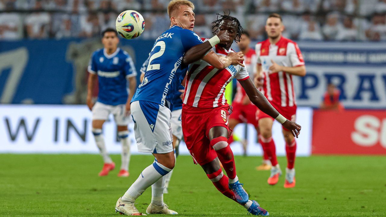 Eliminacje Ligi Mistrzów 3 runda: Lech Poznań - Crvena Zvezda 1:3 (1:1 ...