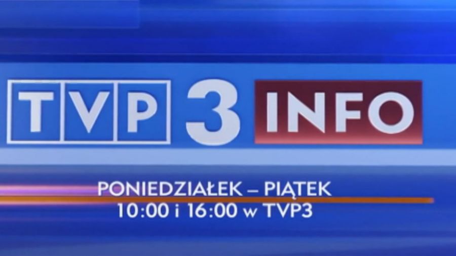 W telewizyjnej Trójce wystartował nowy program informacyjny - TVP3 Info