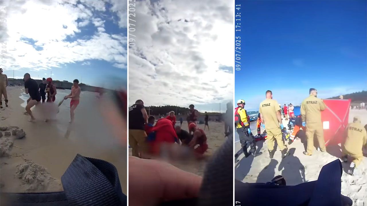 Łeba: mężczyzna topił się w Bałtyku. Topielec w Bałtyku. 29-latek tonął ...