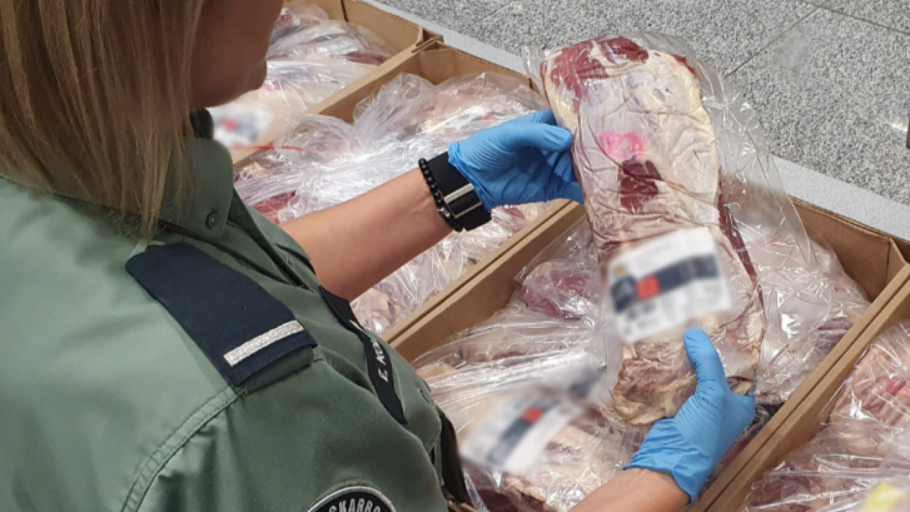 Air passengers caught smuggling 100 kg of raw meat into Poland