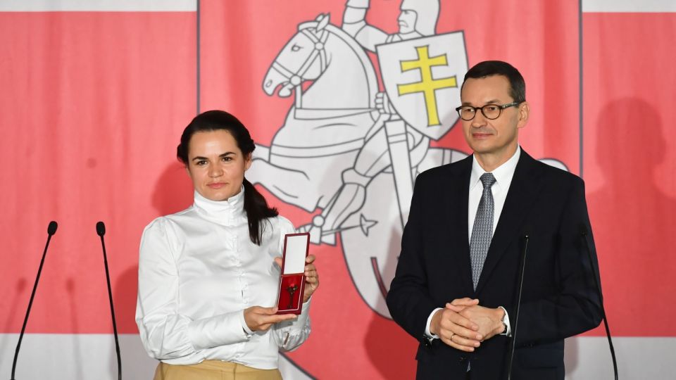 Swiatłana Cichanouska z wizytą w Warszawie