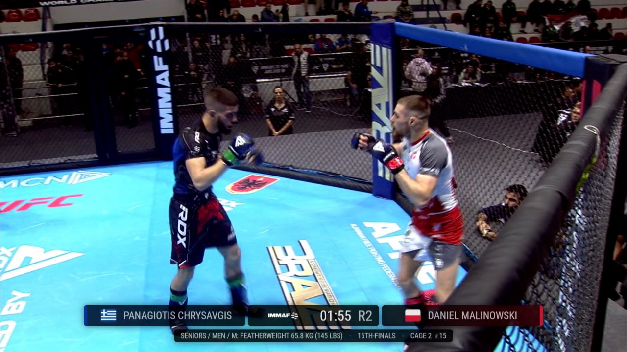 Daniel Malinowski – Panagiotis Chrysavgis. Waga piórkowa 65,8 kg ...