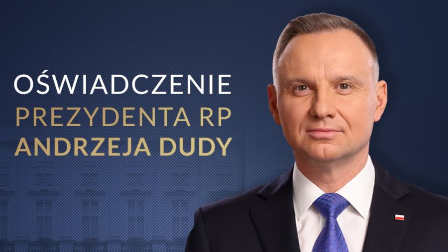 Oświadczenie prezydenta Andrzeja Dudy. "To sytuacja nowa w naszych standardach demokratycznych"