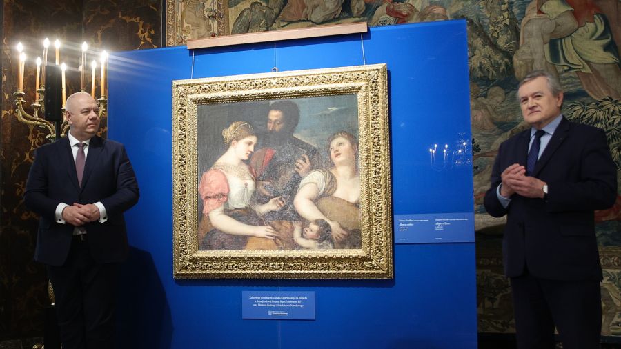 Kolekcja "Tycjan i inni" na Zamku Królewskim na Wawelu