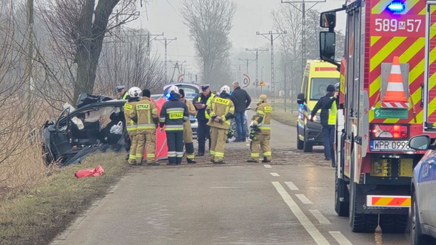 Śmiertelny wypadek pod Pruszkowem. Nie żyją dwie osoby