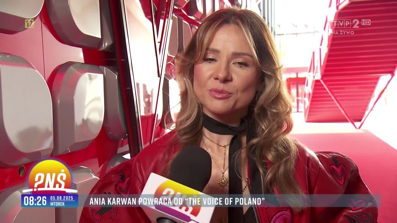 Czerwony dywan - Ania Karwan powraca do "The Voice of Poland"