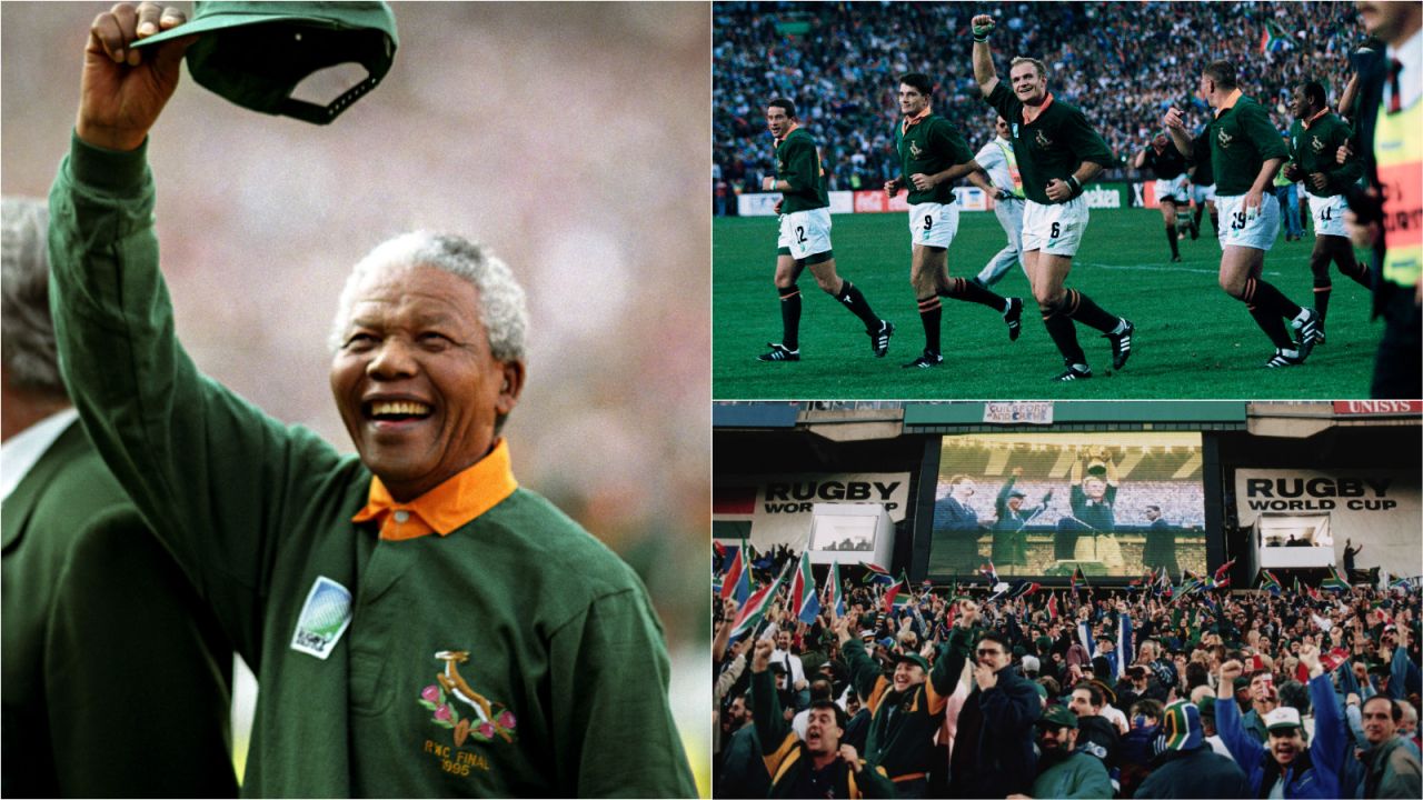 25 lat temu RPA wygrało Puchar Świata w rugby. Nelson Mandela spełnił ...