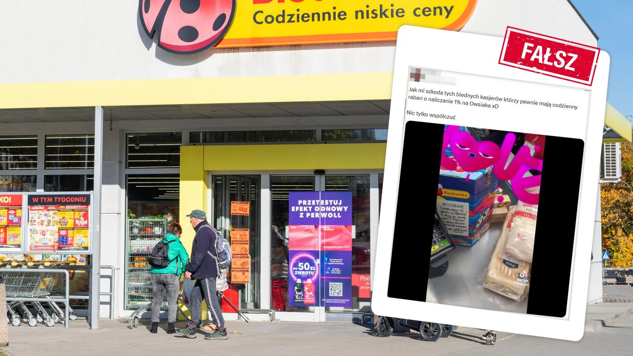 W Biedronce narzucono jeden procent na Owsiaka? Obalamy internetową ...