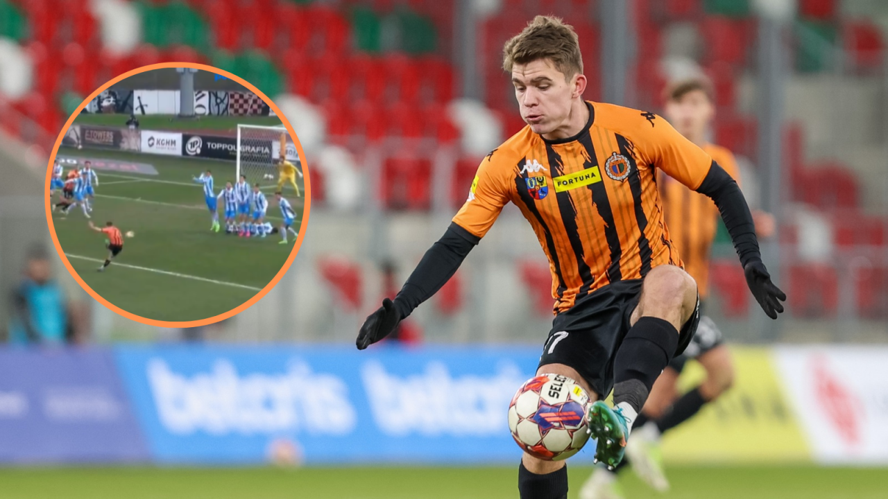 Dawid Hanc bohaterem meczu 1. ligi. "Następca Cristiano Ronaldo" z ...
