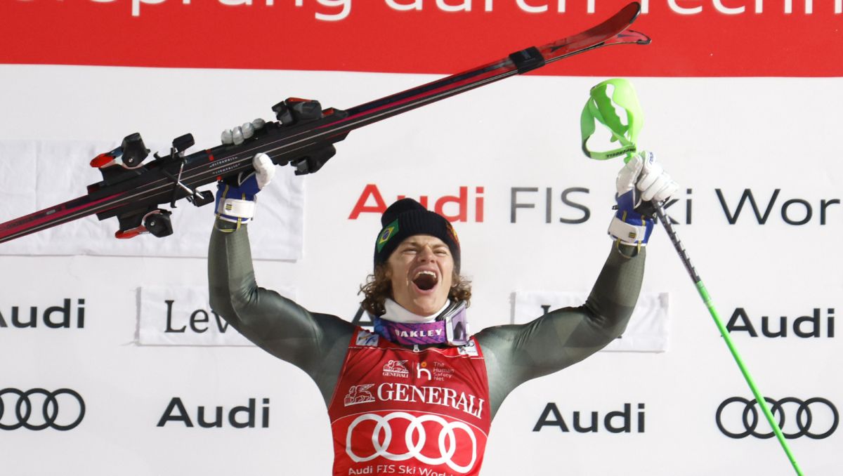 Lucas Pinheiro Braathen wygrał zawody alpejskiego Pucharu Świata w Levi ...