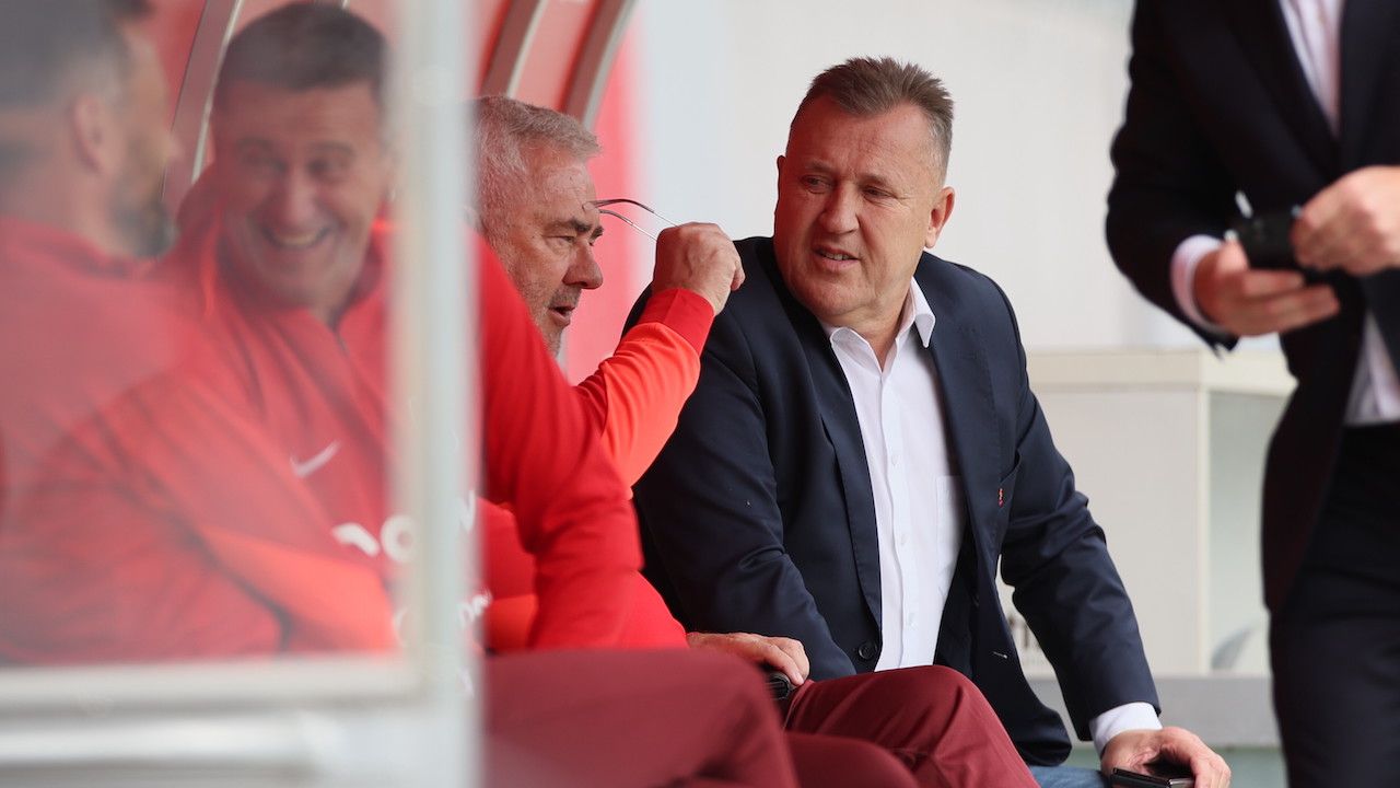 Euro 2024. Polska - Holandia 1:2. Prezes PZPN Cezary Kulesza ... Euro 2024. Polska - Holandia 1:2. Prezes PZPN Cezary Kulesza ...