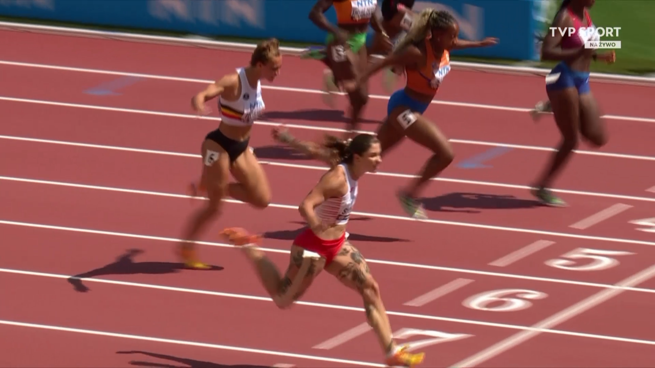 MŚ w lekkoatletyce. Ewa Swoboda z awansem do półfinału w biegu na 100 metrów [WIDEO] | TVP SPORT