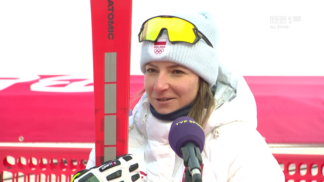 Pekin 2022, narciarstwo alpejskie, slalom gigant. Maryna Gąsienica-Daniel: drugi przejazd był ...