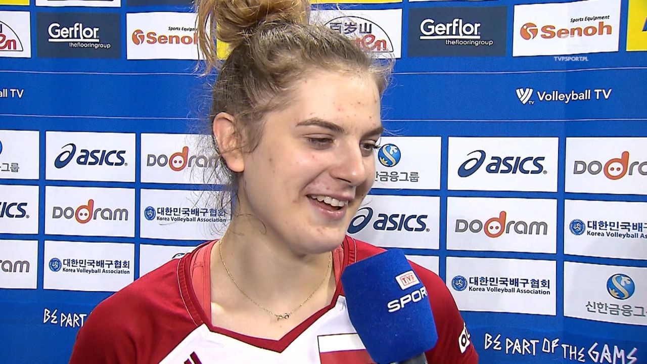 Julia Nowicka: bardzo stresowałam się przed pierwszym meczem (sport.tvp.pl)