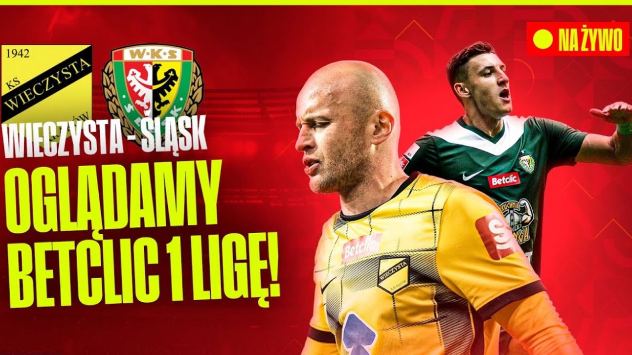 Oglądanie na kanapach meczu Betclic 1 Ligi: Wieczysta Kraków – Śląsk Wrocław [transmisja na żywo ...