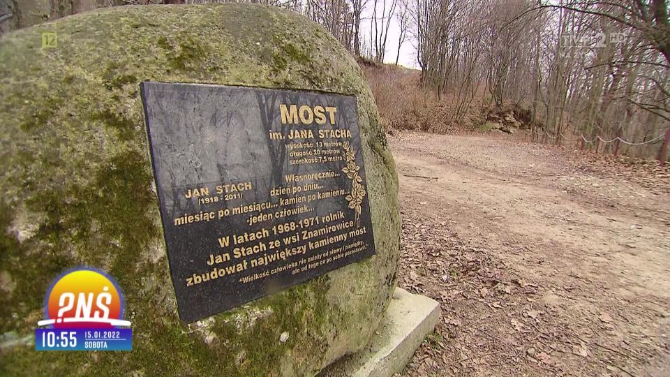 Jan Stach 50 lat temu własnoręcznie zbudował... most